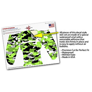 WraptorSkinz Skin Wrap compatible with Sony PS5 DualSense Controller WraptorCamo Digital Camo Neon Green (CONTROLLER NOT INCLUDED)