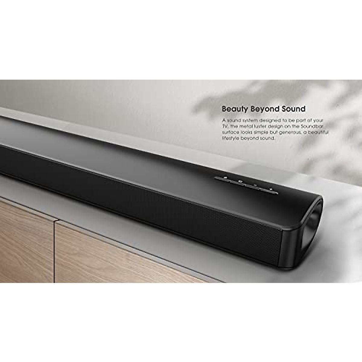Hisense HS219 2.1ch Sound Bar with Wireless Subwoofer, 320W, Powered by Dolby Audio, One Remote Control, Roku TV Ready, Bluetooth, HDMI ARC/Optical/AUX/USB, 3 EQ Modes