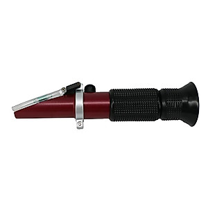 0 to 18% Brix Hand Held Rhino Refractometer with Automatic Temperature Compensation, with Low Sugar Fruits, Maple Sap, Vegetable Juice,Cutting Liquids Test