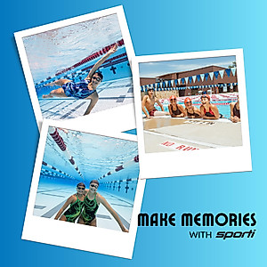 Sporti Antifog Snapper Jr. Goggle - Aqua