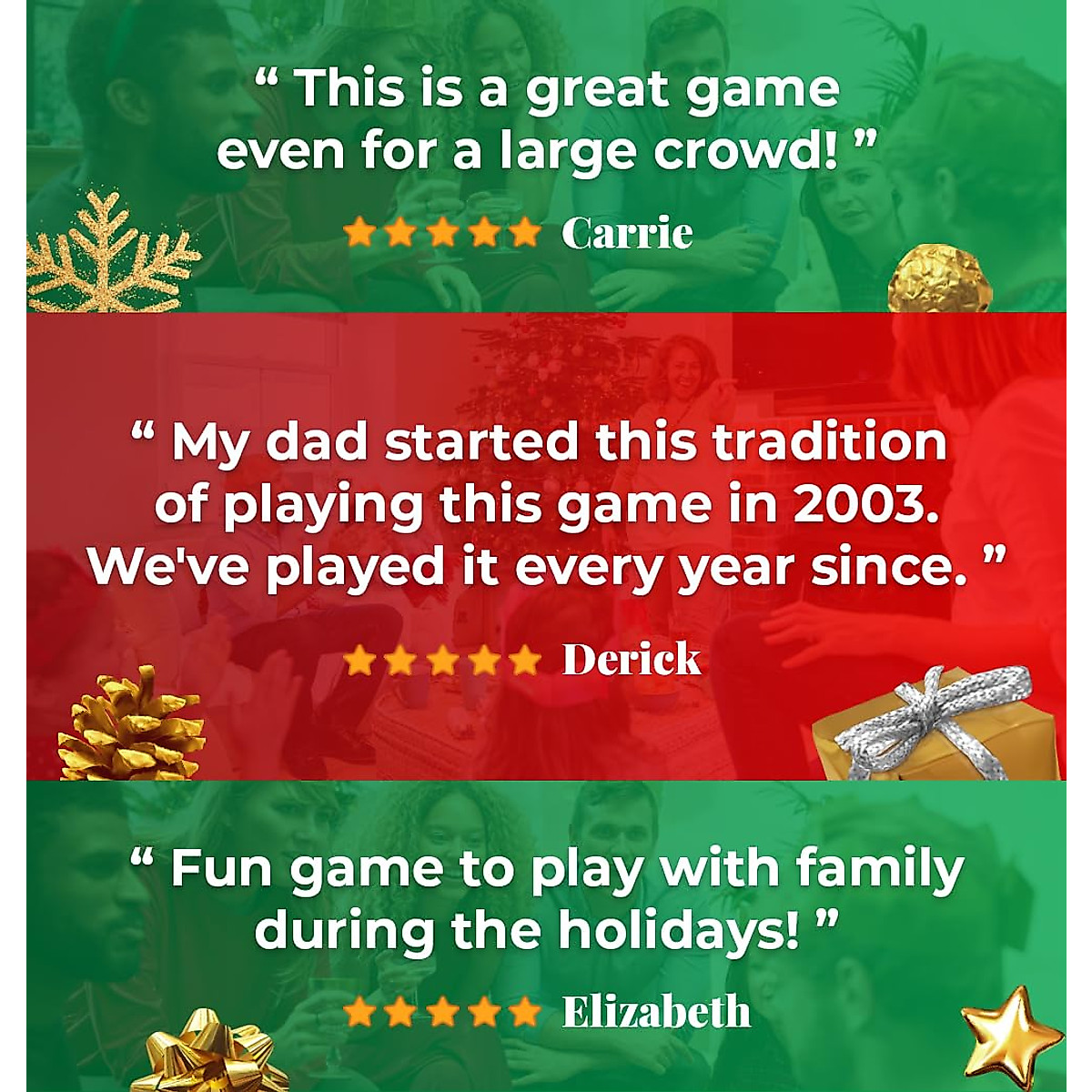 Christmas Trivia | Over 3 Million Copies Sold | The Classic and Original Christmas Trivia Game | (Updated!) with 300 Cards, 1800 Questions Across 6 Categories