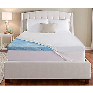 Serta Perfect Sleeper - Queen - 3 Inch - Gel Swirl Memory Foam Mattress Topper - 60" x 80" x 3"