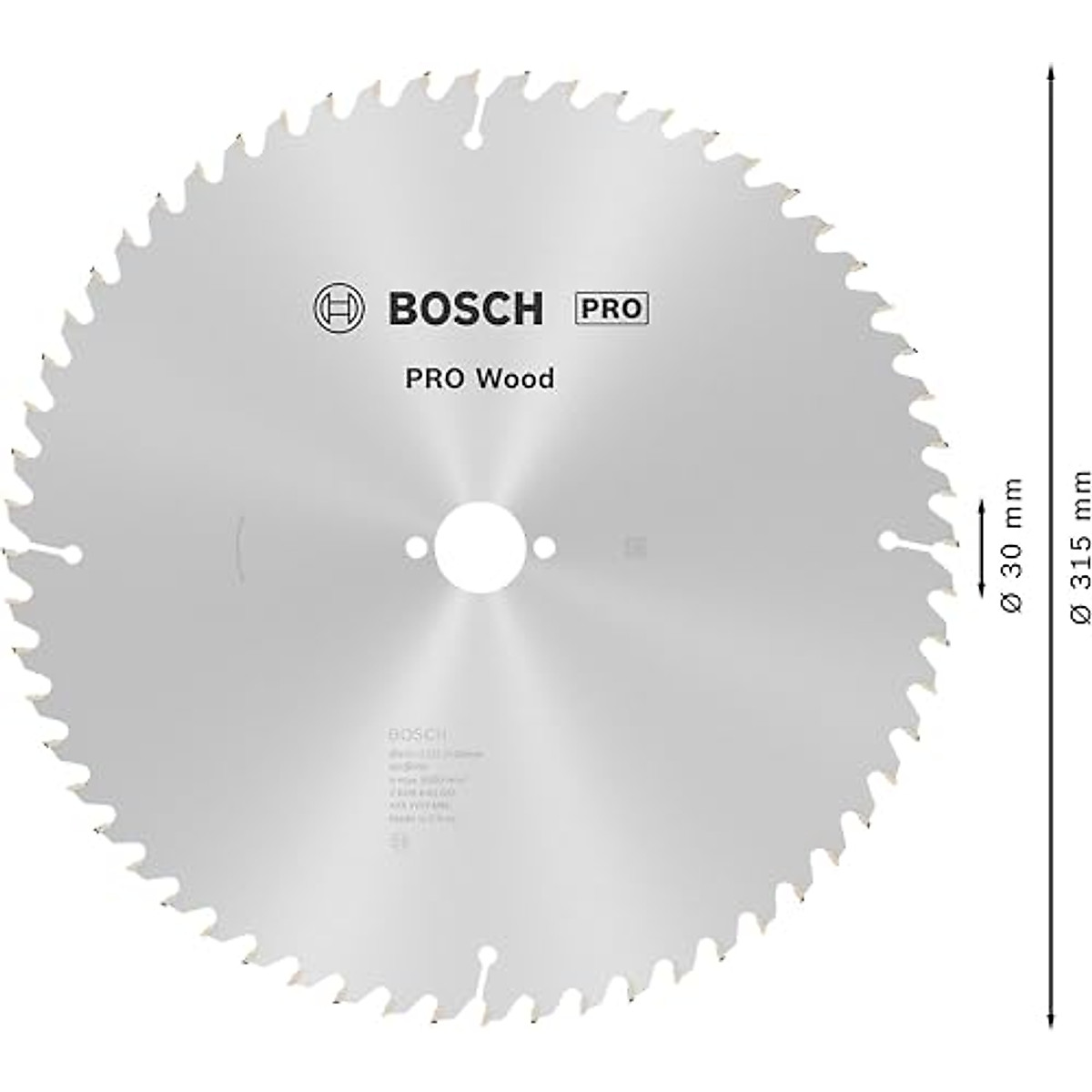 Bosch 2330335 Table Saw Blade, Silver