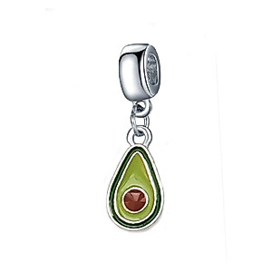 Dangle Avacado Charm Bead