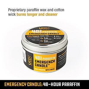 UCO Emergency Candle, Paraffin, 48 Hour