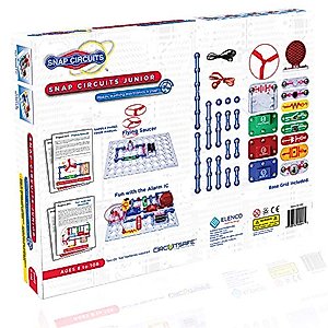 Snap Circuits 203 Electronics Exploration Kit | Over 200 STEM Projects | 4-Color Project Manual | 42 Snap Modules | Unlimited Fun & Elenco Jr. SC-100