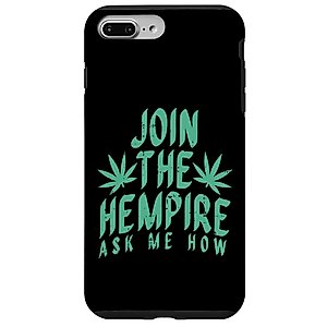 iPhone 7 Plus/8 Plus CBD Cannabidiol Hemp Plant Cannabis Join Ask Me How Case