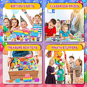1000 Pcs Party Favors for Kids, Fidget Toys Pack, Easter Eggs Fillers Birthday Gift Toys Autism Sensory Goodie Bags Stuffers, Treasure Box Prizes Toys for Classroom