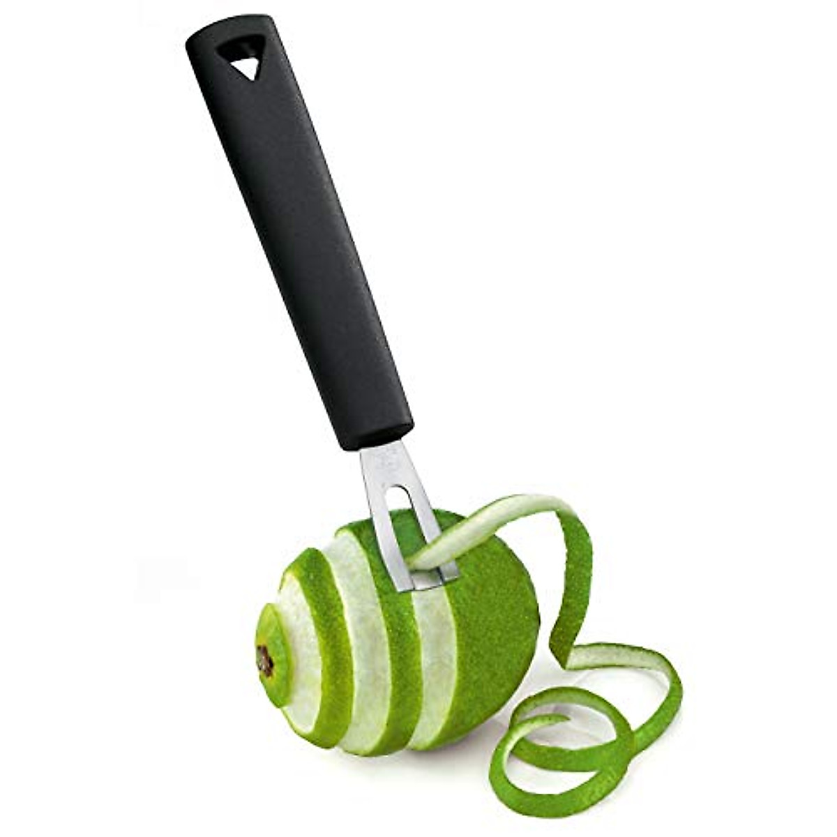 triangle Channel Knife - Rectangular Stainless Steel Blade - Fruit & Vegetable Carving Tool for Garnishing - Dishwasher Safe - Made in Germany