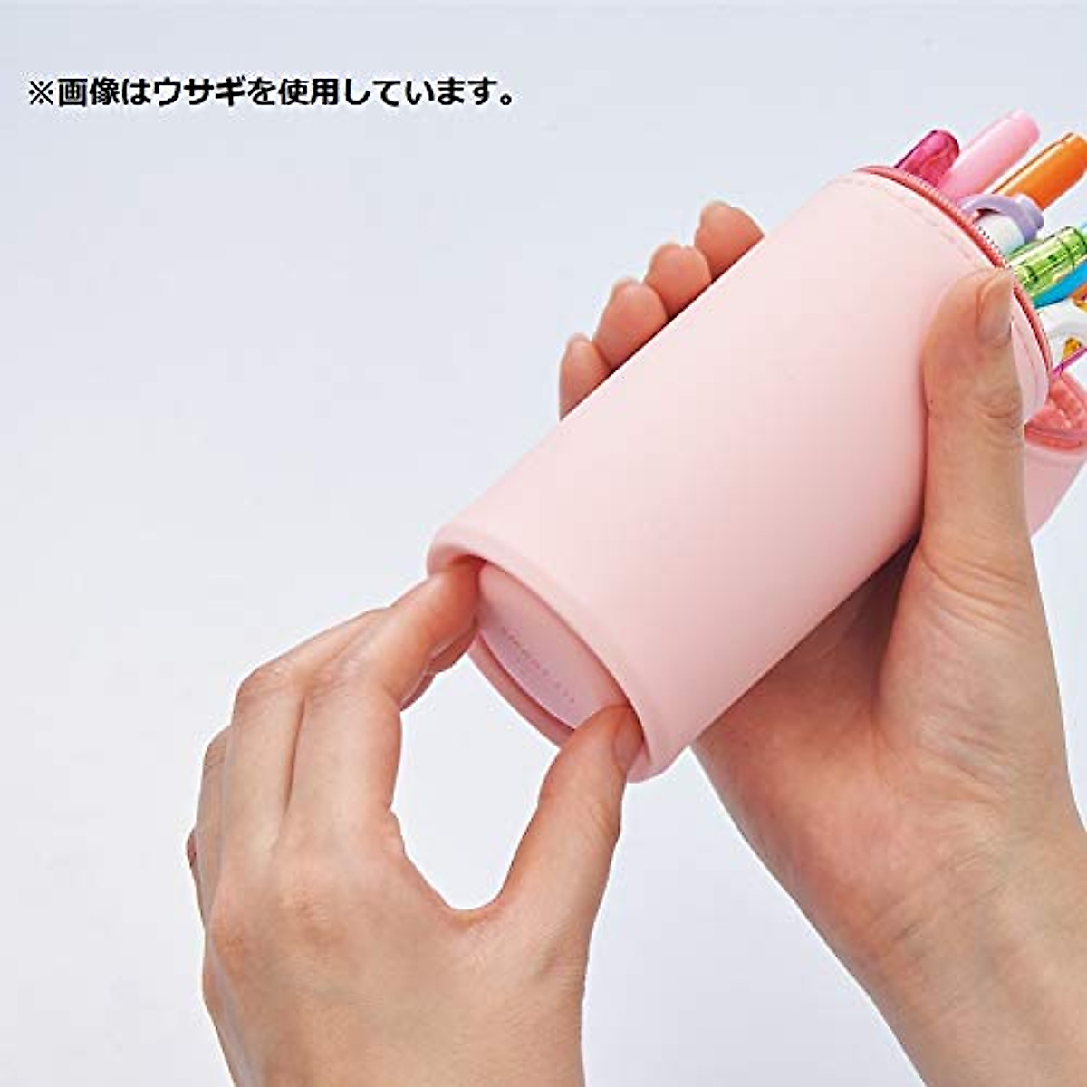 LIHIT LAB. PuniLabo Stand Up Pen Case (Pen Holder) Tiger Cat A7712-11