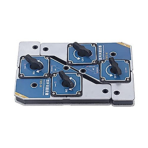 2Pcs Dual Switch Welding Holder 50KG Strong Fixed Angle Soldering Locator Clamp Fixture for Steel Iron Plate