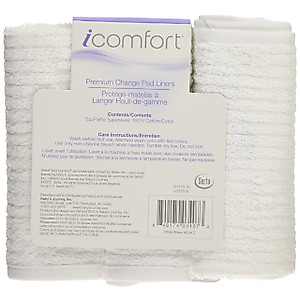 Serta iComfort Premium Change Liners, White - 3 Count