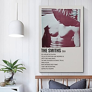 The Smiths Music Posters For Room Aesthetic 90s Canvas Art Painting Decor Wall Posters Bedroom Gym Decorative Gift 12x18inch(30x45cm)