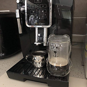 feb.7 Bear Cup, Double Wall, 300 ml Espresso Coffee Tea 3D Glasses Cup with Lid Heat-resistant Double Wall Milk Beer Juice Drinkware Christmas Cup (Transparent)