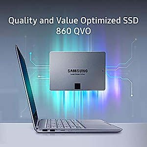 Samsung 860 QVO 2TB 2.5 Inch SATA III Internal SSD (MZ-76Q2T0B/AM), Gray