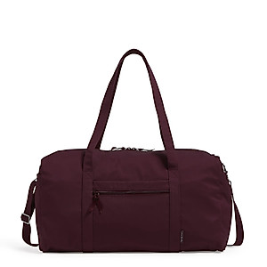 Vera Bradley Women's Large Travel Duffel Bag, Stained Glass Medallion-Recycled Cotton, One Size