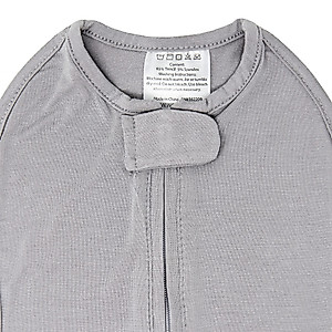 Woombie The Tencil Baby Swaddling Blanket - Ultra Soft, Soothing Eucalyptus Fiber Baby Swaddle - Wearable Baby Blanket - Dreamy Gray, 5-13lbs