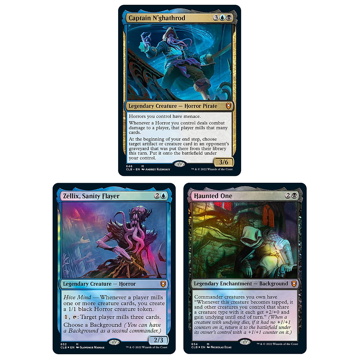 Magic: The Gathering Commander Legends: Battle for Baldur’s Gate Commander Deck – Mind Flayarrrs + Collector Booster Sample Pack