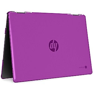 mCover Case Compatible for 2019~2022 14" HP Chromebook X360 14b-CA0000 Series Laptop Computers ONLY (NOT Fitting Any Other HP Chromebook & Windows laptops) - Purple