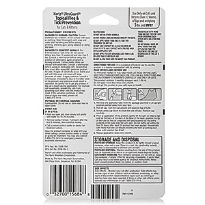 Hartz UltraGuard Topical Flea & Tick Prevention for Cats and Kittens - 3 Monthly Treatments
