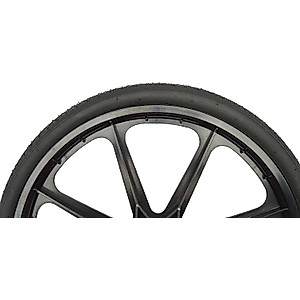 2 Pack Replacement Wheels for Rubbermaid Big Wheel Cart 5/8" Axle Bearings 20 Inch Diameter Pneumatic Air Filled Tire