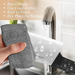 BOAMLONA Meat Cleaver Knife 7 inch Vegetable Knife 9Cr18Mov High Carbon Steel Kitchen Chopping Knife Cutting Knife - All purpose - Ultra Sharp, Thin, Light - Dishwasher Safe - with Gift Box