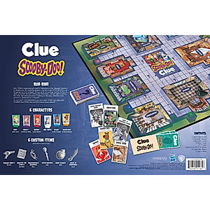 CLUE: Scooby Doo! Board Game | Official Scooby-Doo! Merchandise Based on The Popular Scooby-Doo Cartoon | Classic Clue Game Featuring Scooby-Doo Characters | Gather The Gang and Solve The Mystery!