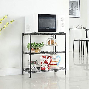 Henf Concise 3 Layers Carbon Steel & PP Storage Rack