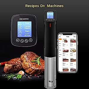 Inkbird Sous Vide Precision Cooker ISV-100W | 1000 Watts WIFI Sous-Vide Cooking Cooker Immersion Circulator | Preset Recipes on APP and Thermal Immersion Sous Vide Machines (American Standard)