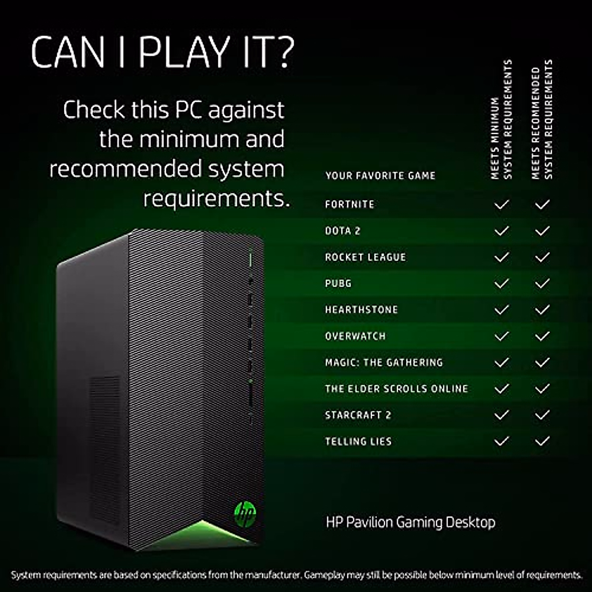 2022 Newest HP Pavilion Gaming Desktop, AMD 6-Core Ryzen 5 5600G Processor(Beat i7-10700K), AMD Radeon RX 5500, 16GB RAM, 256GB NVMe SSD, Win 11 Home + HDMI Cable (AMD RX5500 | 16GB | 256GB)