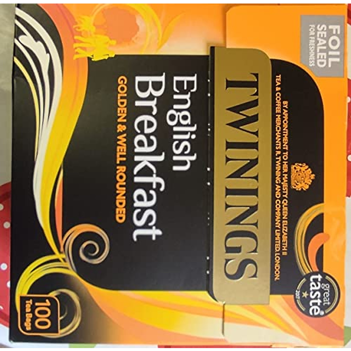 Twinings English Breakfast 100 Teabags 250G