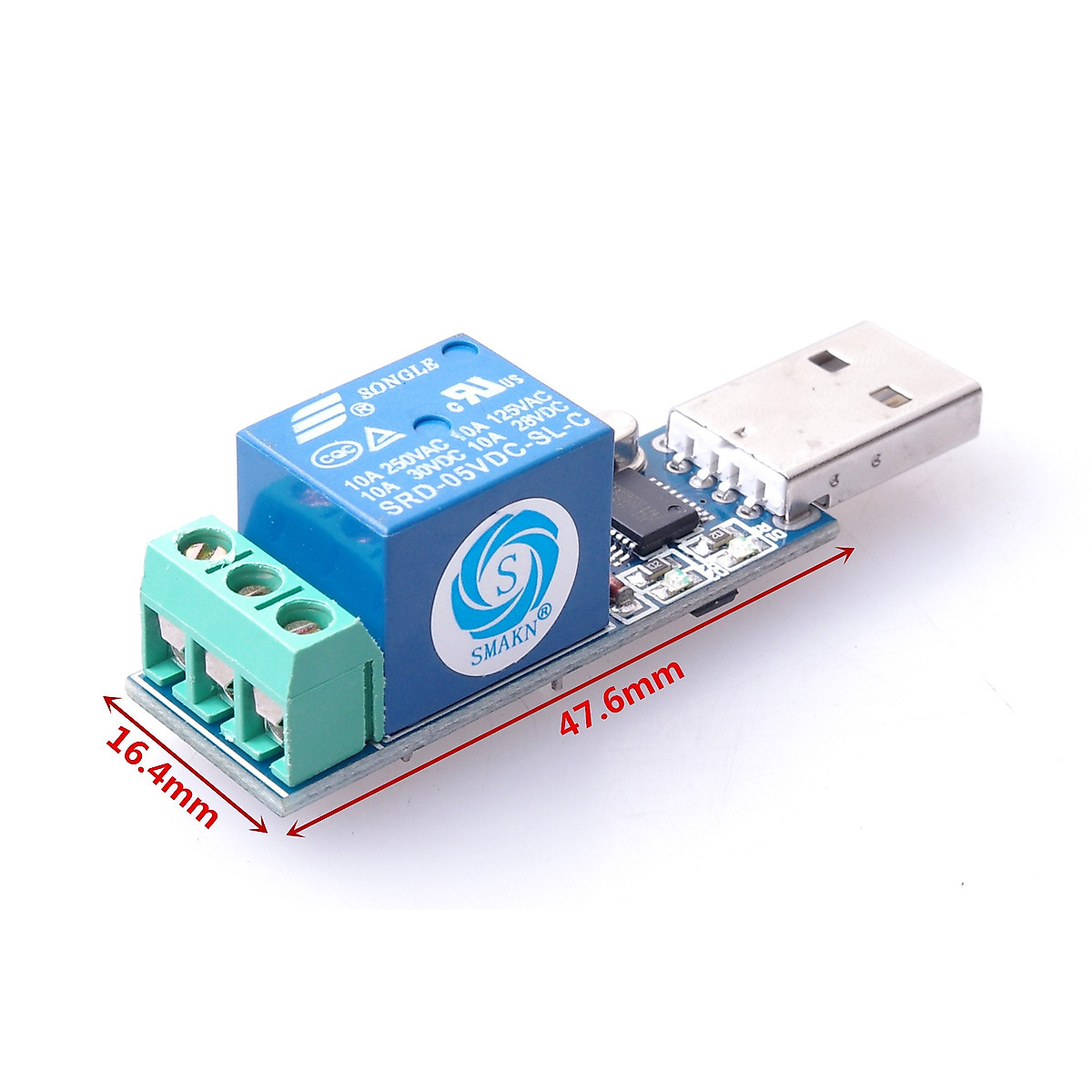 SMAKN LCUS-1 type USB relay module USB intelligent control switch USB switch