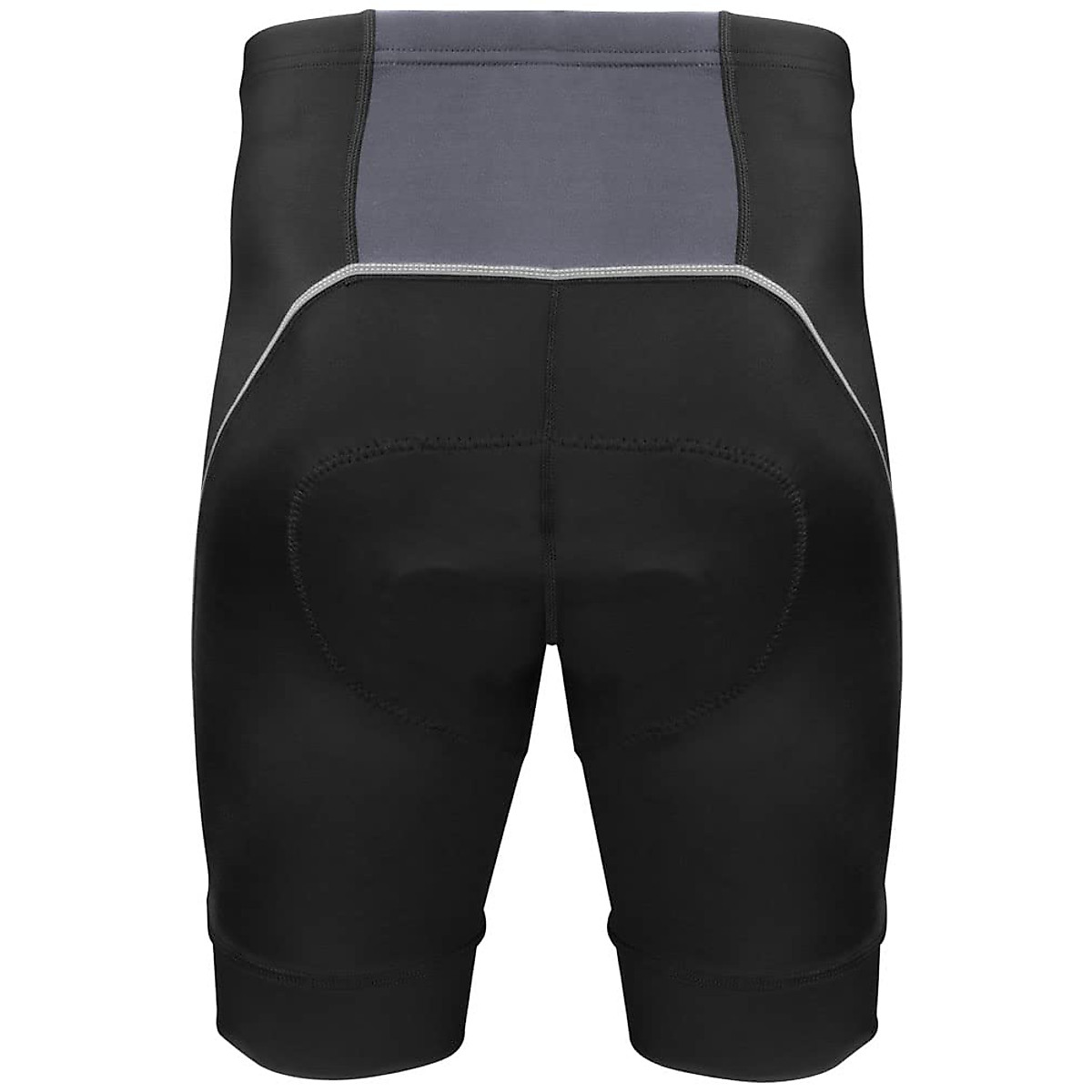 AERO|TECH|DESIGNS | Big Men's Clydesdale Padded Bike Shorts | 1X-Large | Charcoal