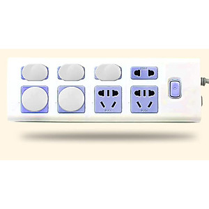 Fielect Outlet Plugs Covers Childproof Outlet Covers Protectors Electric Socket Cover Electrical Protector White 5Pcs