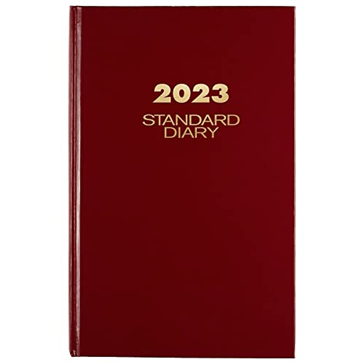 AT-A-GLANCE 2023 Daily Diary, Standard Planner Journal, 12 Month, 7-3/4" x 12", Large, Hardcover, Red (SD37613)