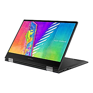 ASUS VivoBook Go 2-in-1 Laptop, 14” HD Touch Flip Thin and Light Newest, Intel Celeron N4500, 4GB RAM, 64GB eMMC + 256GB PCIe SSD, NumberPad, Windows 11 S +GM Accessories
