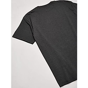 Champion mens Classic T-shirt, Left Chest Script T Shirt, Granite Heather-y08160, X-Large US