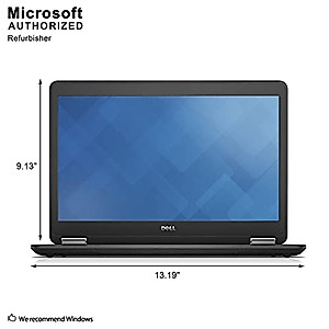 Dell Latitude E7470 14in Laptop, Core i5-6300U 2.4GHz, 8GB Ram, 256GB SSD, Windows 10 Pro 64bit (Renewed)