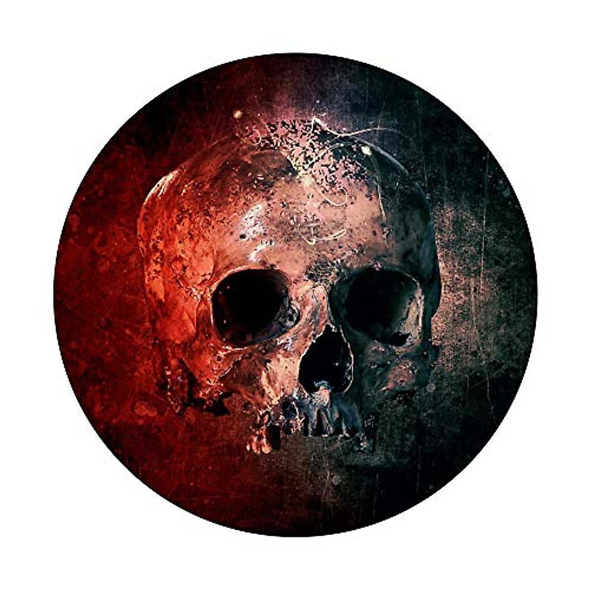 Cell Phone Knob Pop Up Holder for Hand Blood Red Ivory Skull PopSockets PopGrip: Swappable Grip for Phones & Tablets