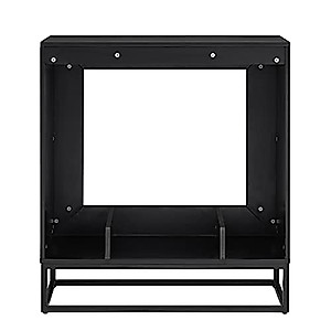 SEI Furniture Frescan Electric Fireplace, Black