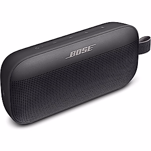 Bose SoundLink Flex Bluetooth Portable Speaker, Wireless Waterproof Speaker for Outdoor Travel - Black (Renewed)