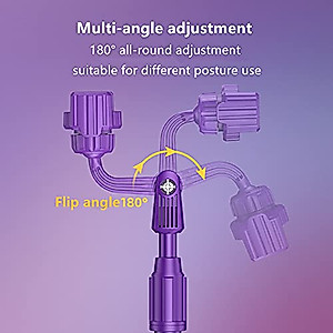 Amazing 7 Liftable Live Broadcast Stand, Retractable Desktop Phone Stand, Cell Phone Stands, Phone Holder, Live on YouTube Instagram, Video, Makeup, Online Classes (Ivory White)