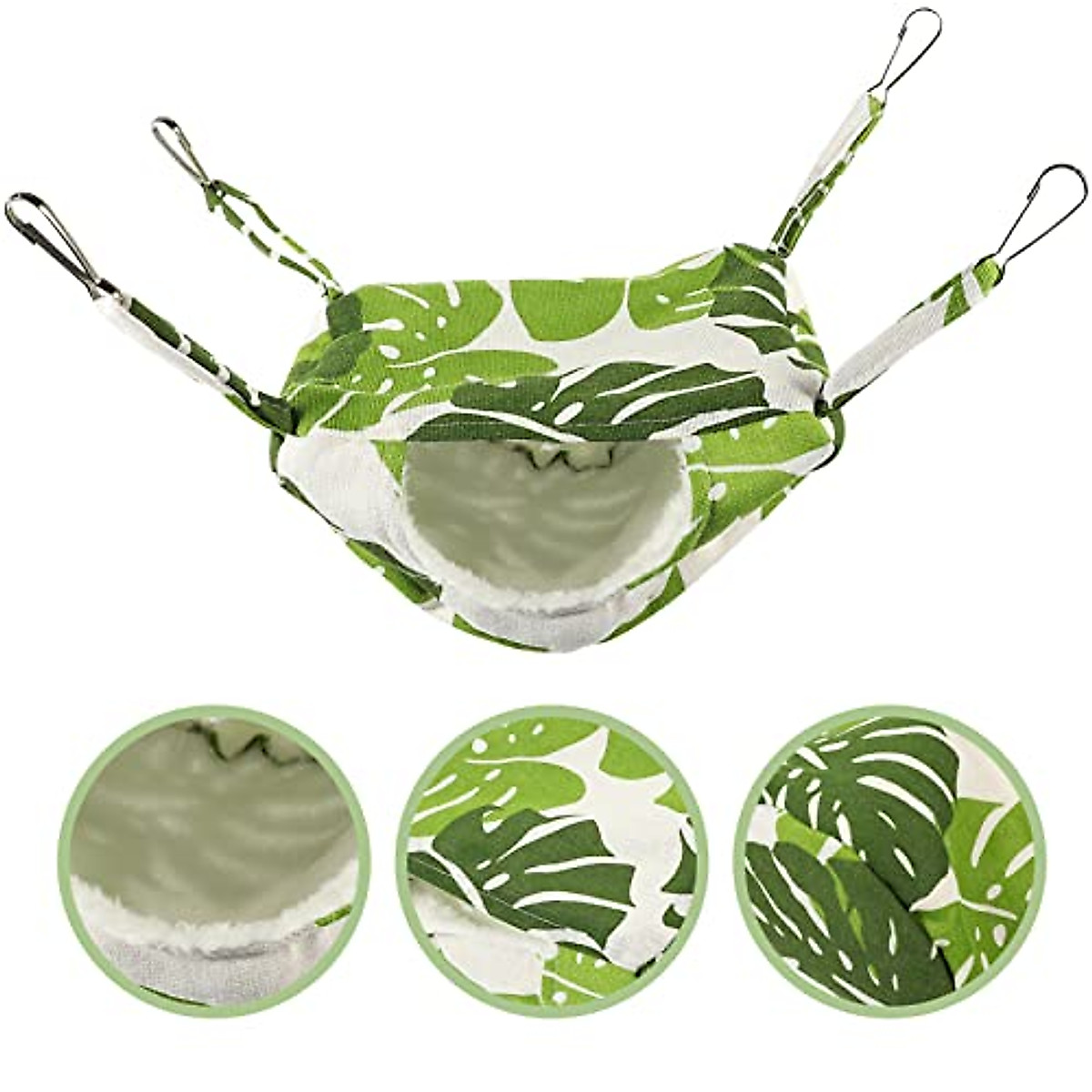 Chinchilla Accessory Ferret Hammock Hanging Guinea Pet for Pig Squirrel Sleeping Rat Swing Parrot Hamster Cage Suspending Animal Breathable Small Warm Comfortable Bed