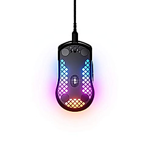 SteelSeries Aerox 3 - Super Light Gaming Mouse - 8,500 CPI TrueMove Core Optical Sensor - Ultra-Lightweight Water Resistant Design - Universal USB-C connectivity (Renewed)