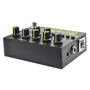 Tech 21 SansAmp Bass Driver DI V2 Bundle with 3 Patch Cables and Dunlop Variety Pick Pack
