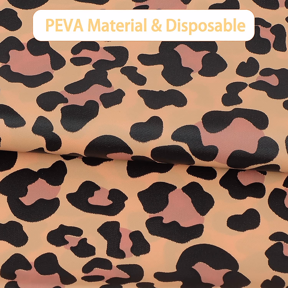 GoodSing 4 PCS Disposable Plastic Tablecloth, Table Cover for Kitchen Dinning Rectangle Tablecloths for Thanksgiving Christmas Wedding Parties Birthdays Home Decoration Leopard Print…