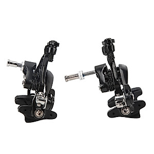 C Brake Front Rear Set Road Calipers Aluminum Alloy Road C Brake Caliper Pull Brake Set Cycling Bike Front Rear Rim Brake Clamp