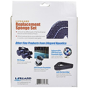 Lifegard Replacement Sponge Set