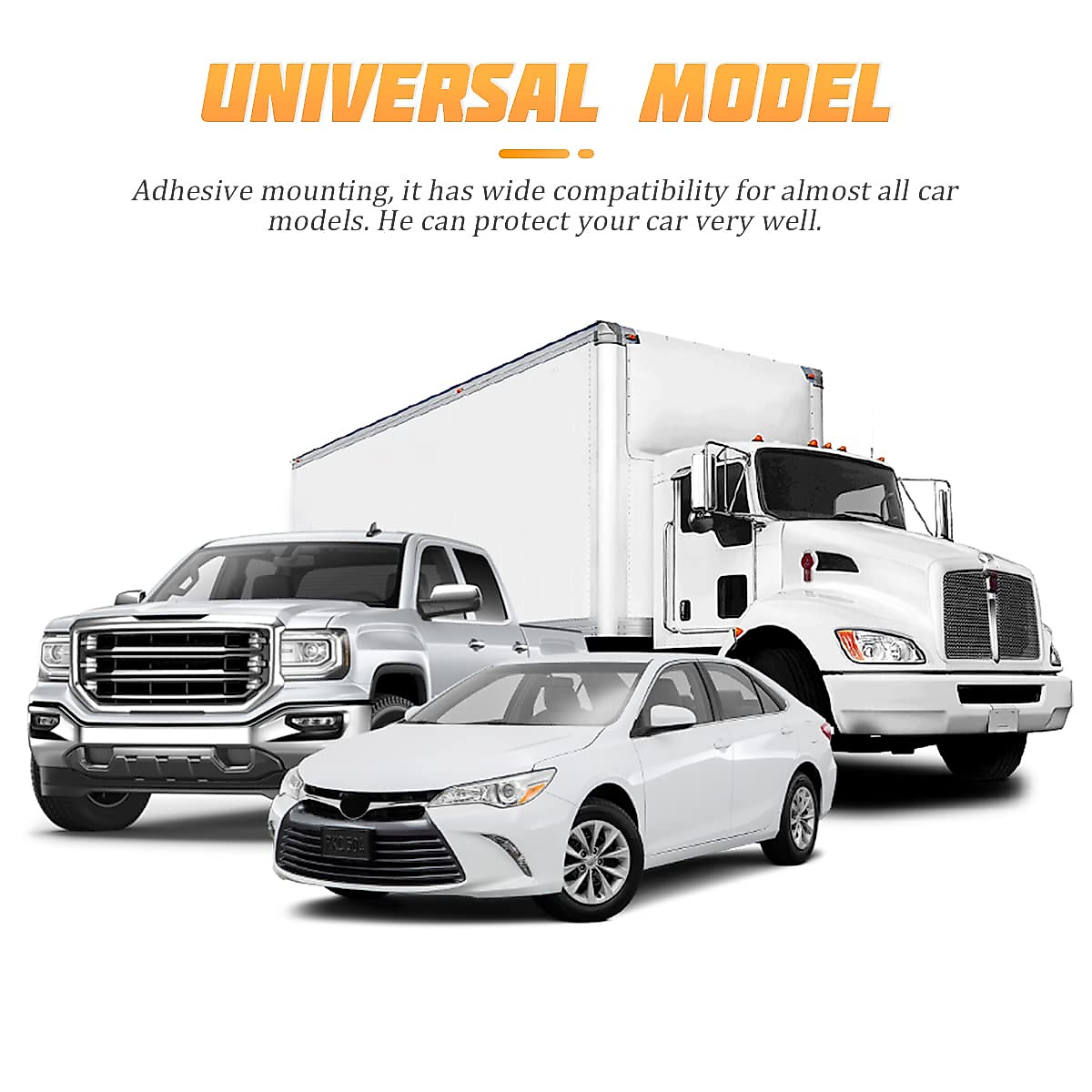 AICEL 6 PCS Car Door Edge Guards, Auto Anti-Scratch Side Door Edge Protector, Anti-Collision Self-Adhesive Trim Sticker, Universal Exterior Accessories for Cars, Trucks, SUVs (Black/Red/Yellow)