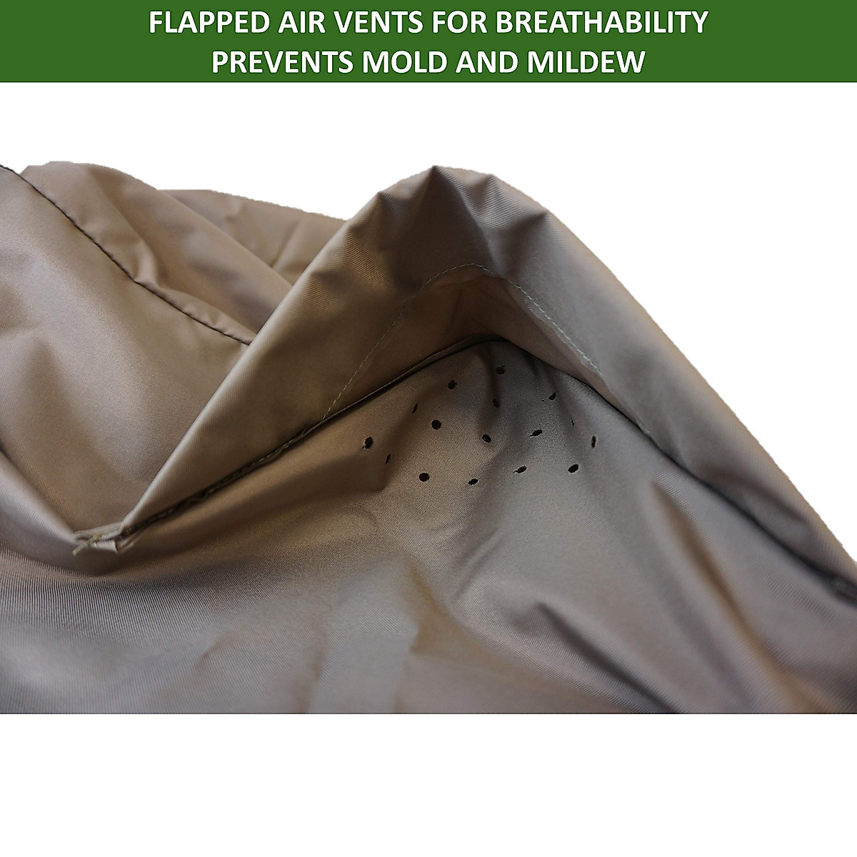 Formosa Covers | Air Conditioner Cover, Outdoor AC Unit Cover - Slit for Hose and Wiring - All Weather Winter Air Conditioner Cover - Extra Large - 38"L x 36"W x 38"H